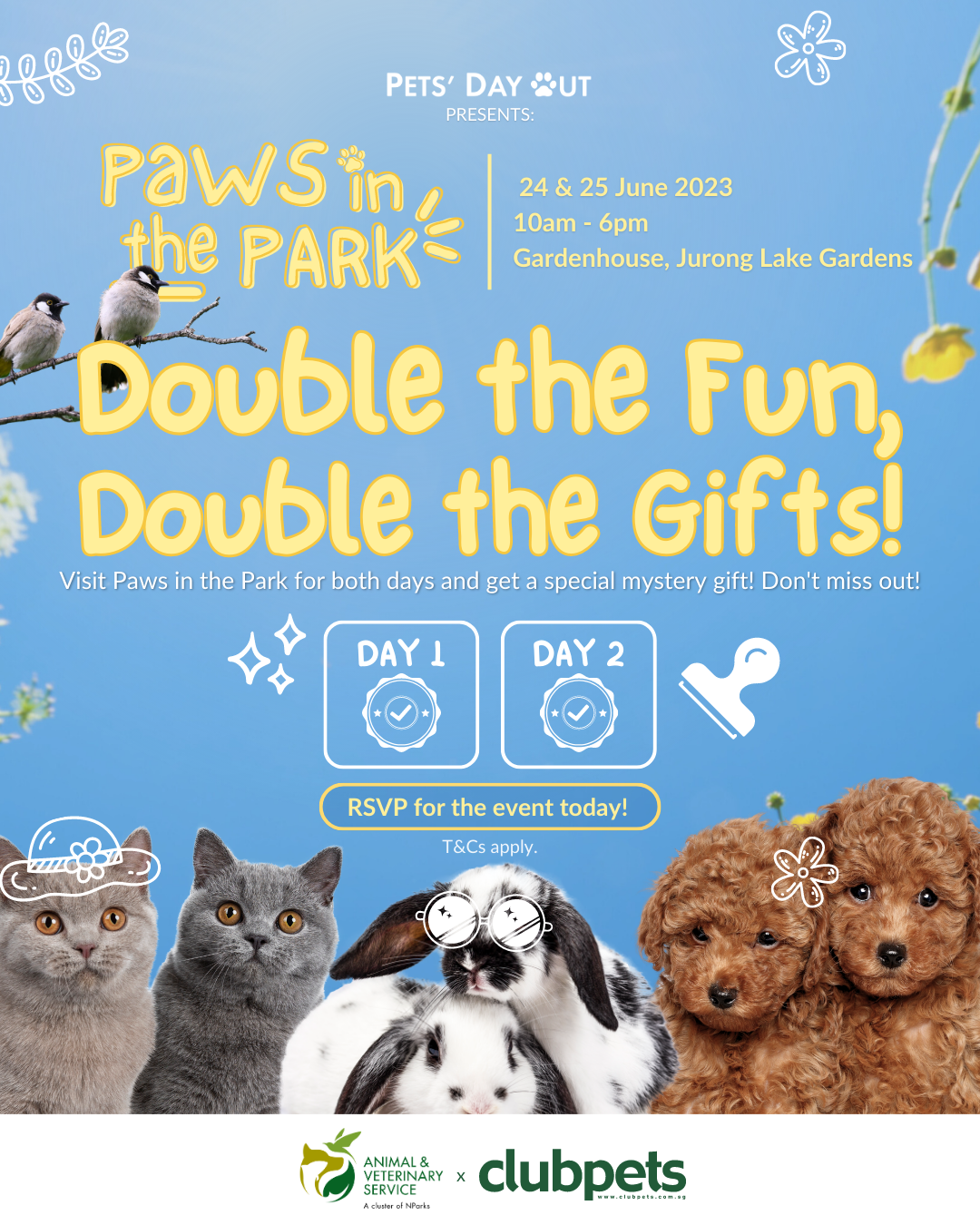 Paws in the Park - Pets' Day Out 2023 | Clubpets Singapore