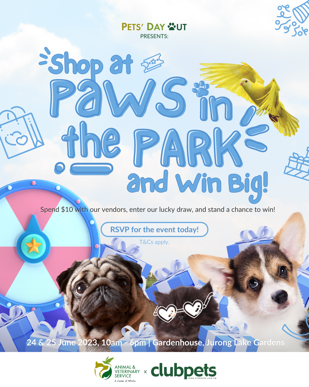 Paws in the Park - Pets' Day Out 2023 | Clubpets Singapore
